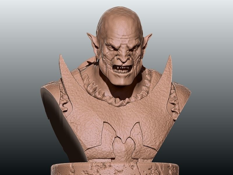 AZOG BUST 3D model 3D printable | CGTrader