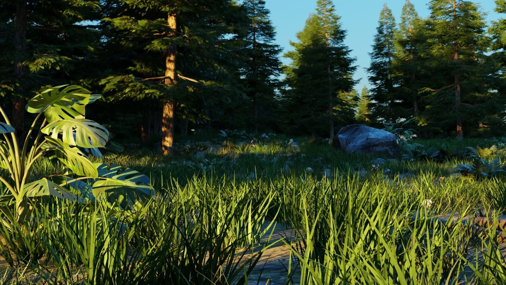 Spring Forest 3D model | CGTrader