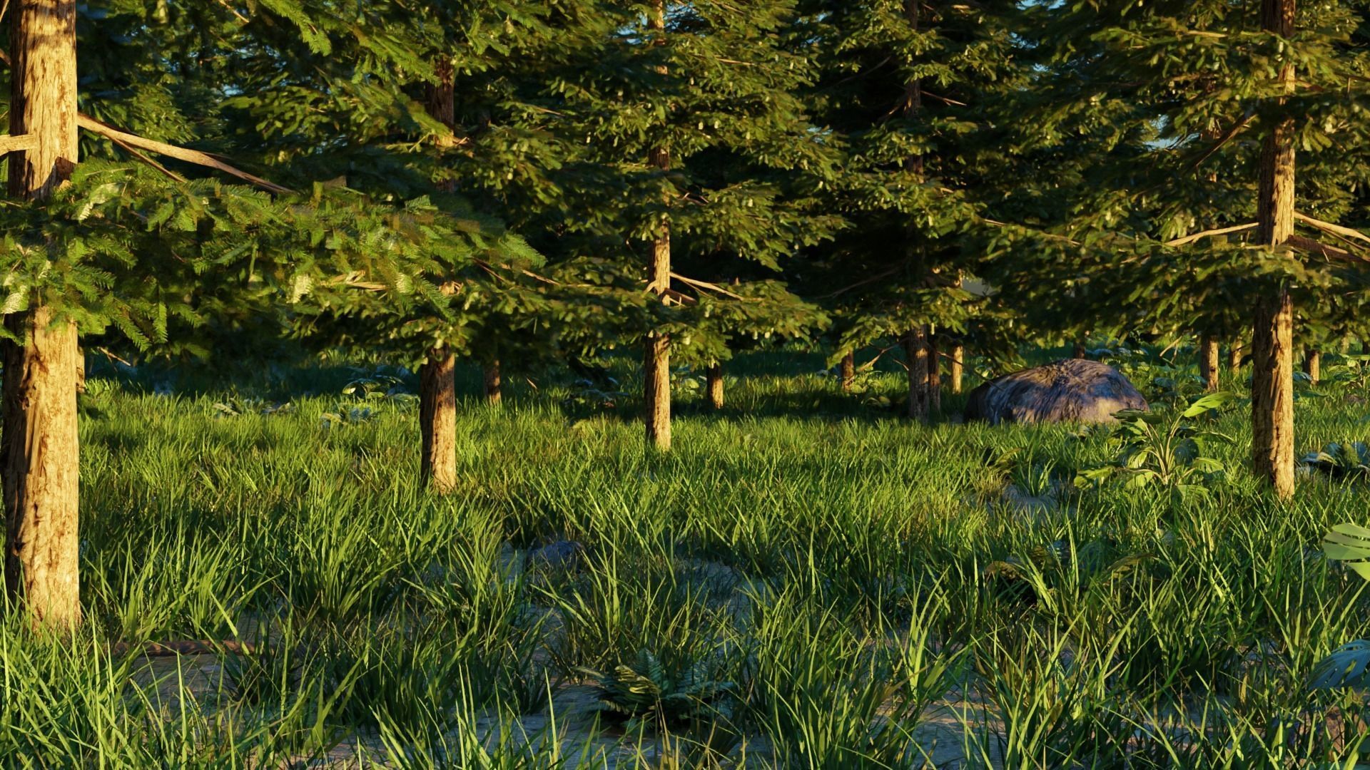 Spring Forest 3D model | CGTrader