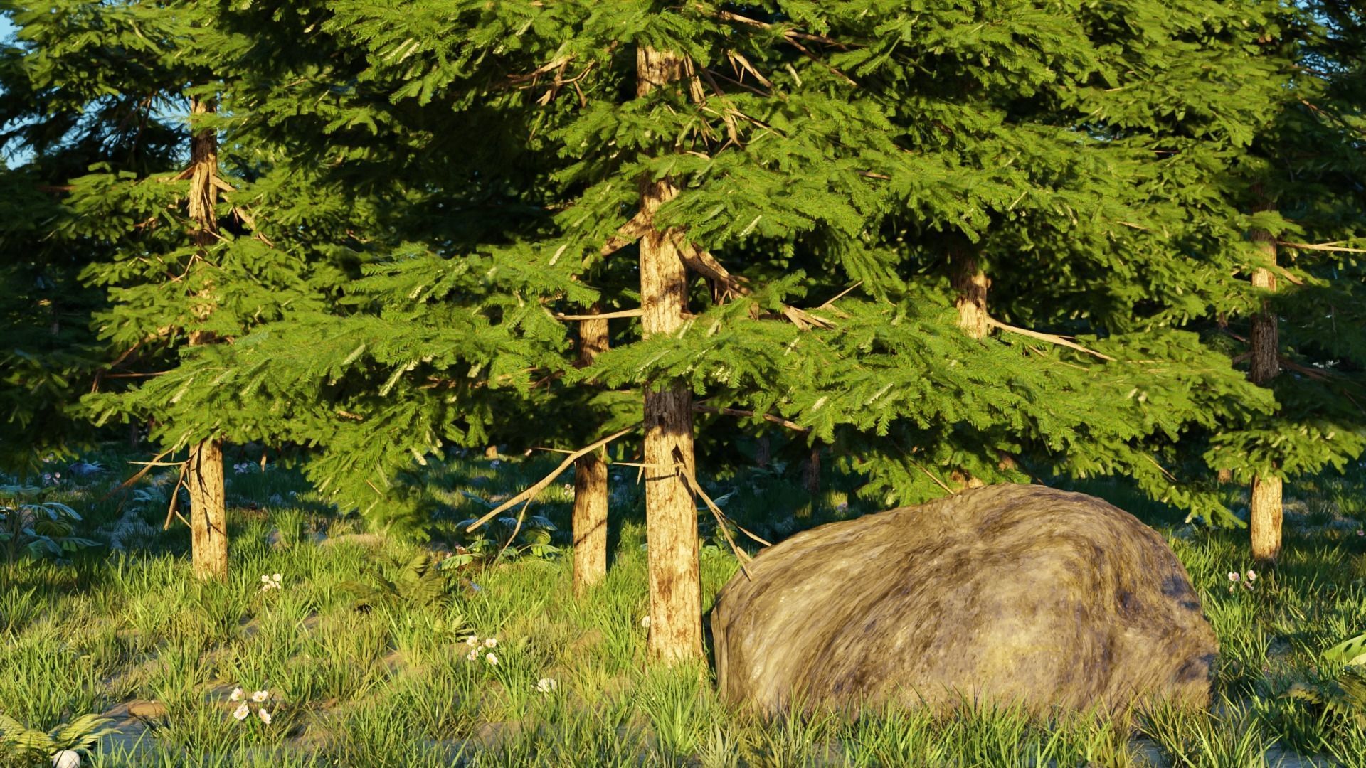 Spring Forest 3D model | CGTrader