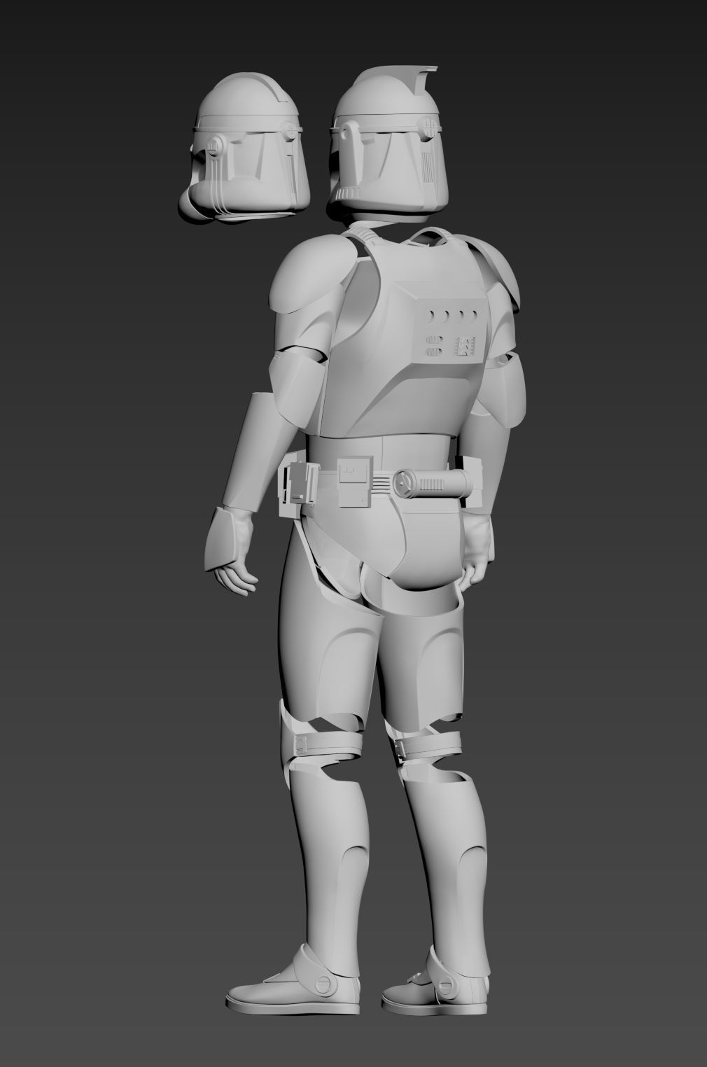 Star Wars Clone Trooper phase1 phase2 OneSix 12 inch Armor 3D model 3D printable | CGTrader