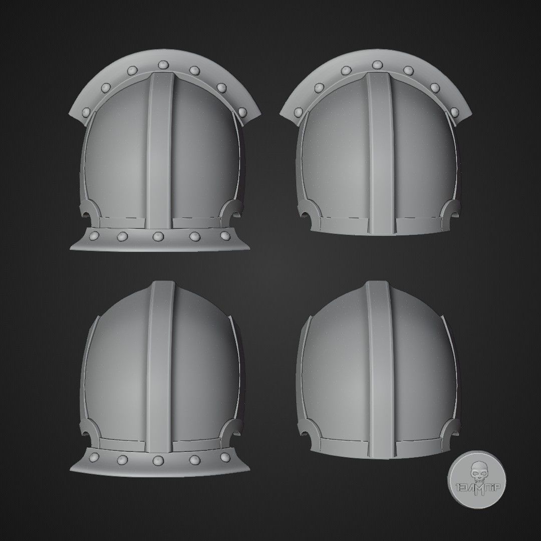 Custom Mandalorian Shoulder armor 3D model 3D printable | CGTrader