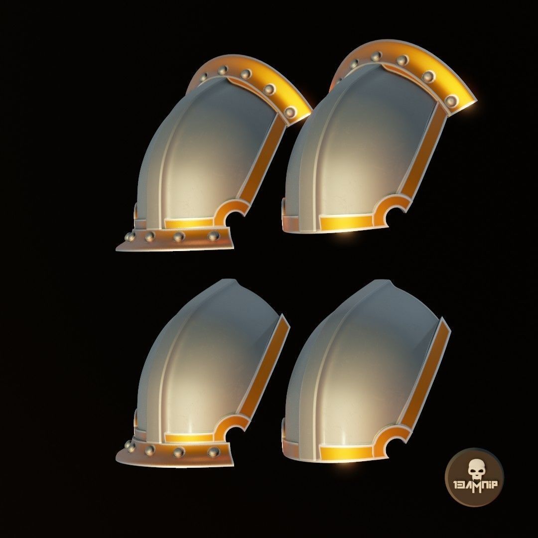 Custom Mandalorian Shoulder armor 3D model 3D printable | CGTrader