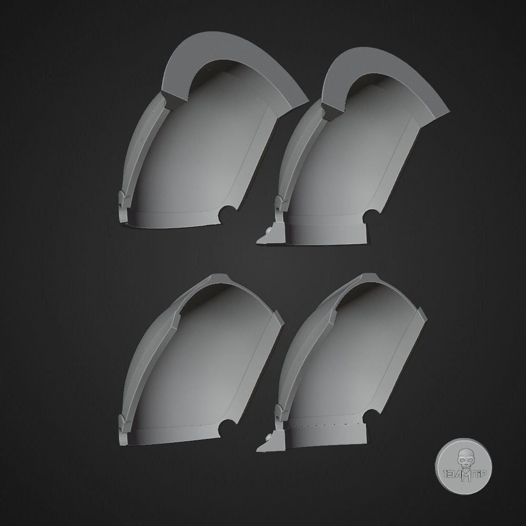 Custom Mandalorian Shoulder armor 3D model 3D printable | CGTrader
