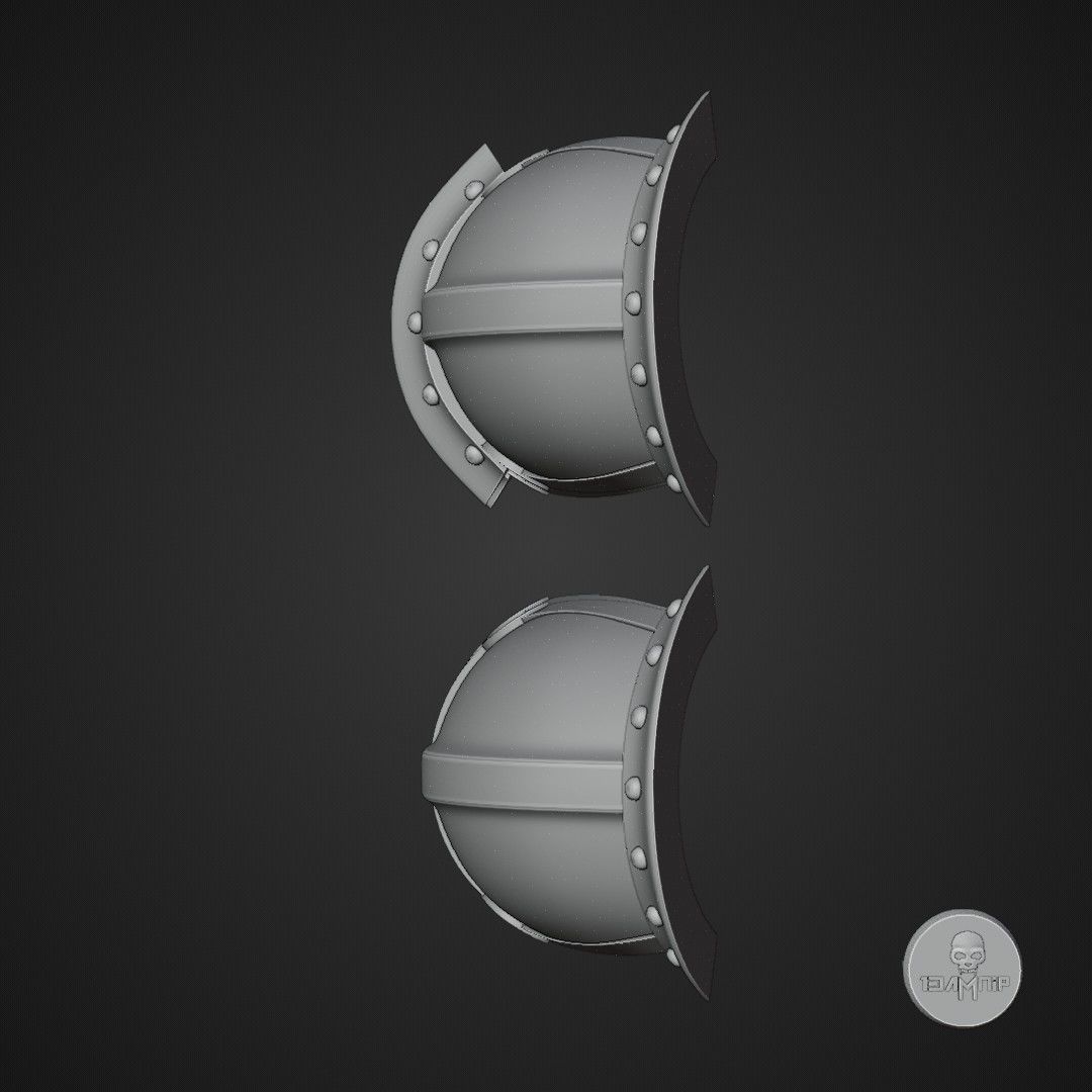 Custom Mandalorian Shoulder armor 3D model 3D printable | CGTrader