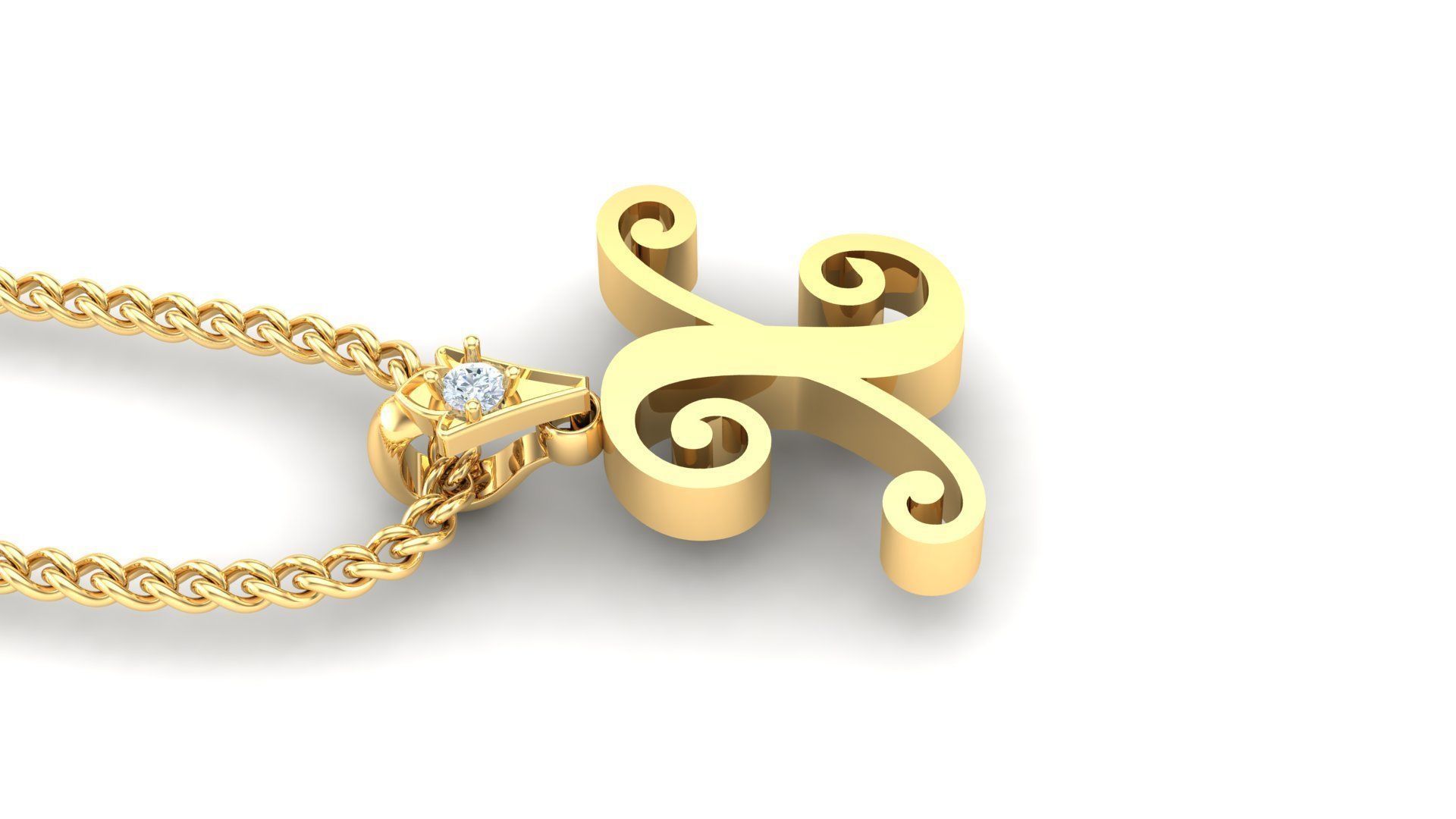 Alphabet Version 3 Letter X 3D model 3D printable | CGTrader