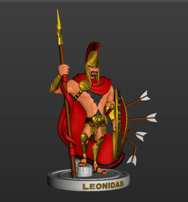 Leonidas - Rise of Kingdoms Game 3D model 3D printable | CGTrader