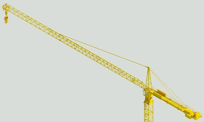 3D model Construction Tower Crain -32 VR / AR / low-poly | CGTrader