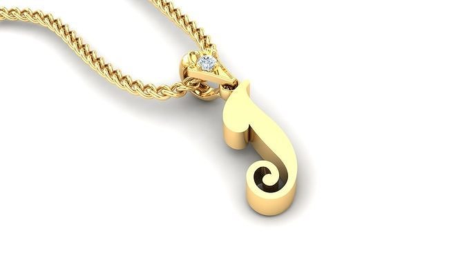 Alphabet Version 3 Letter I 3D model 3D printable | CGTrader