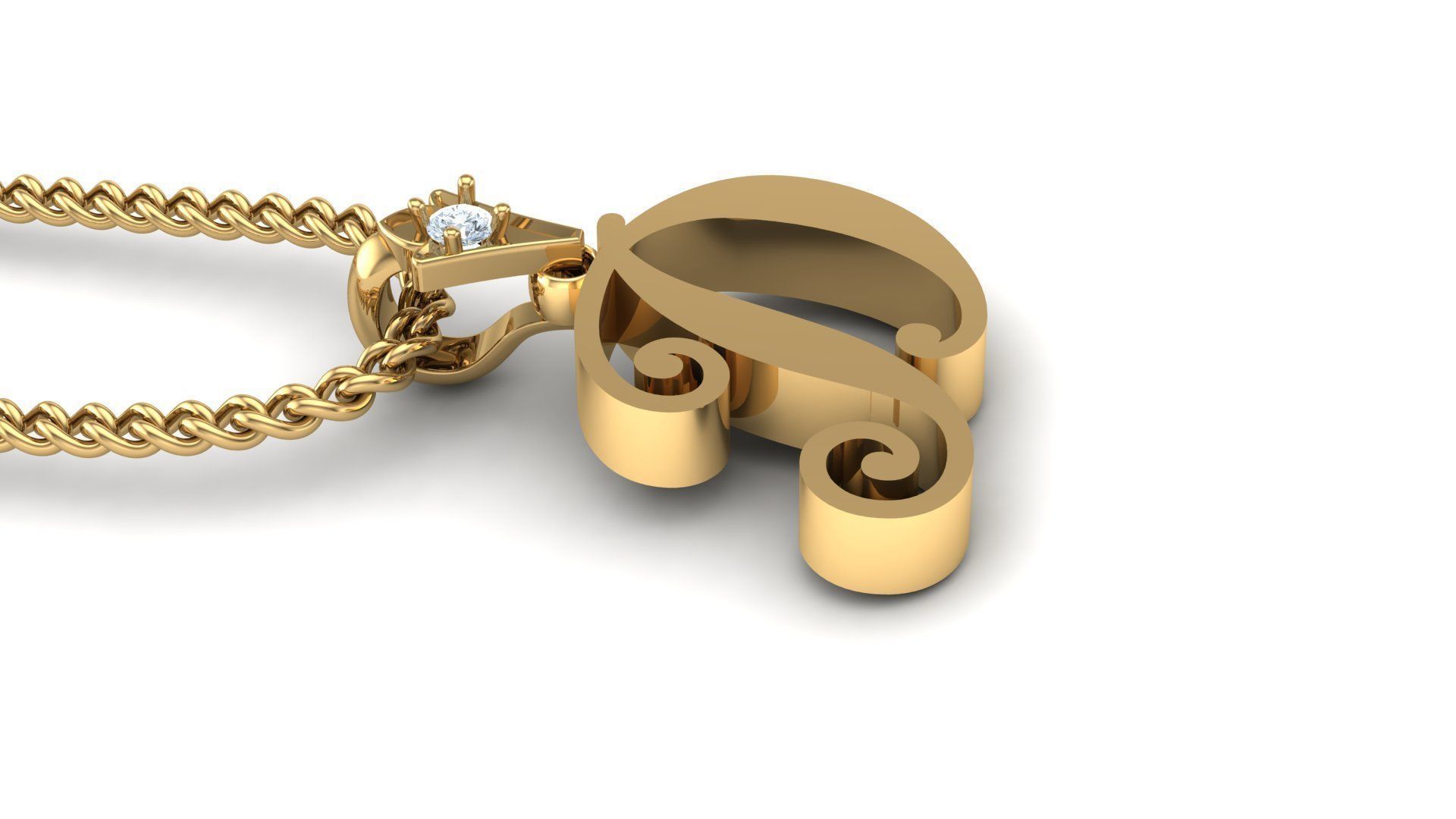 Alphabet Version 3 Letter D 3D model 3D printable | CGTrader