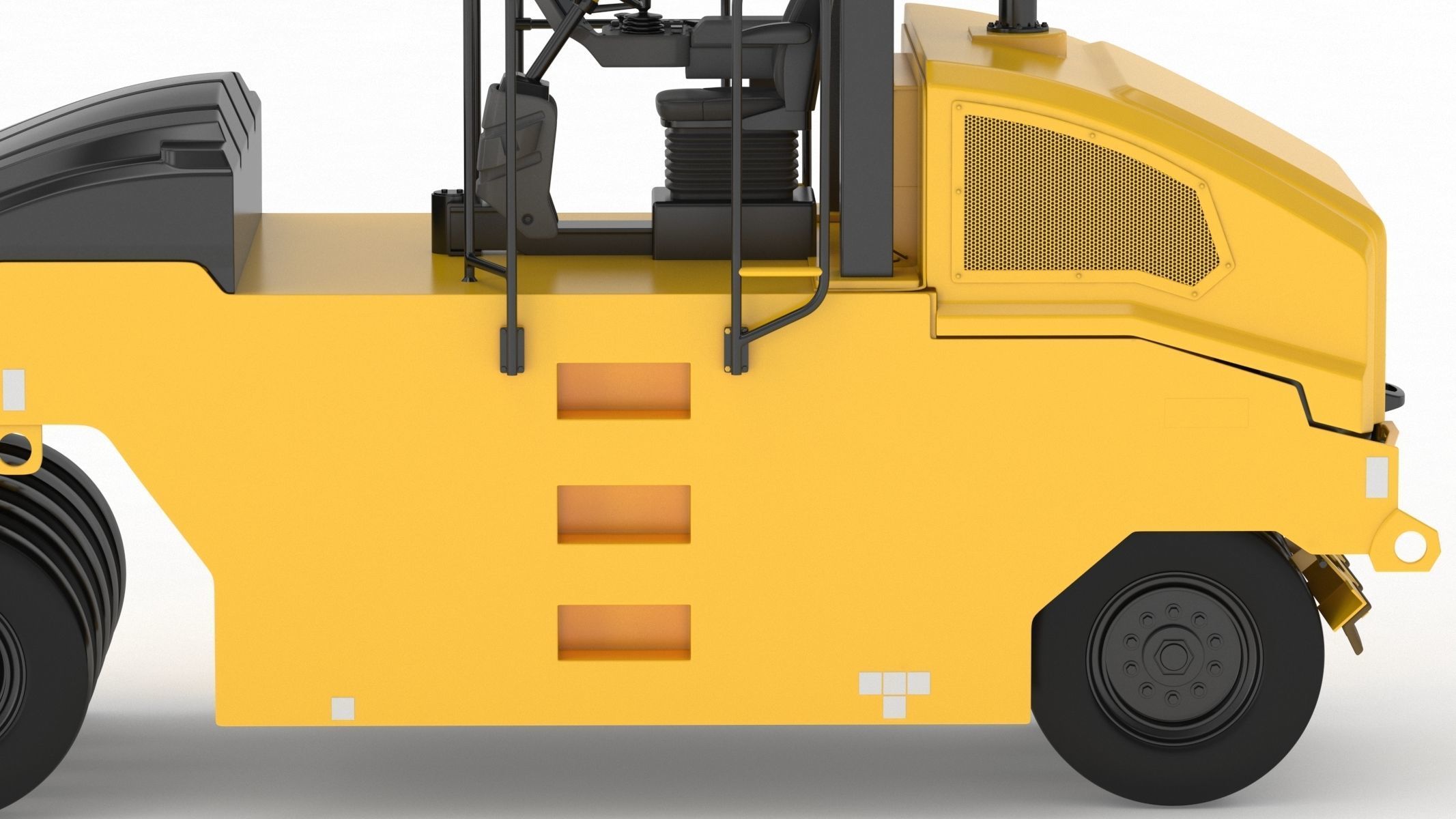 Pneumatic Rollers Generic 3D model | CGTrader