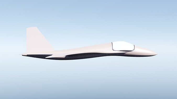 3D model 3D model of Fighter Military Jet VR / AR / low-poly | CGTrader