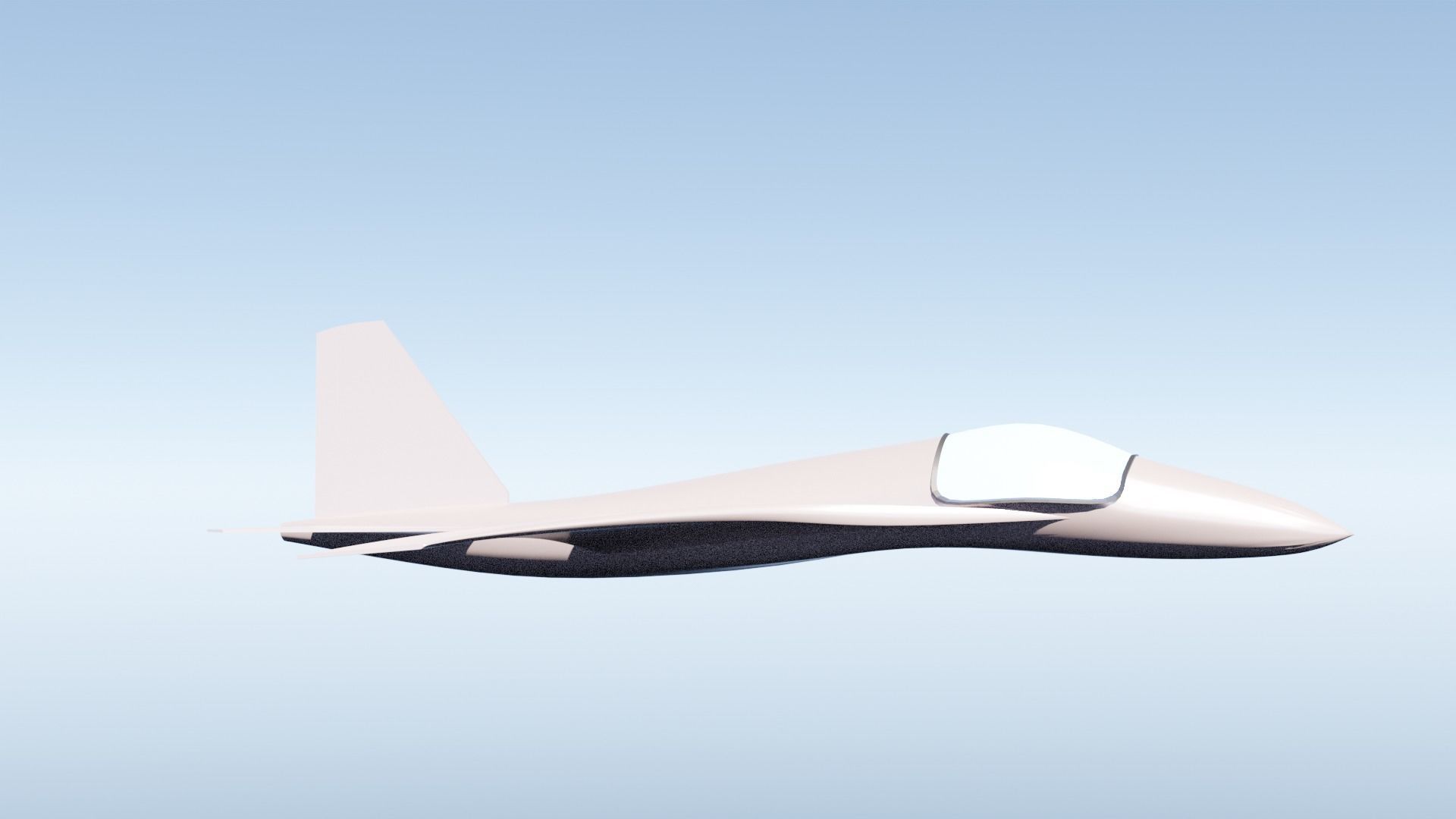 3D model 3D model of Fighter Military Jet VR / AR / low-poly | CGTrader
