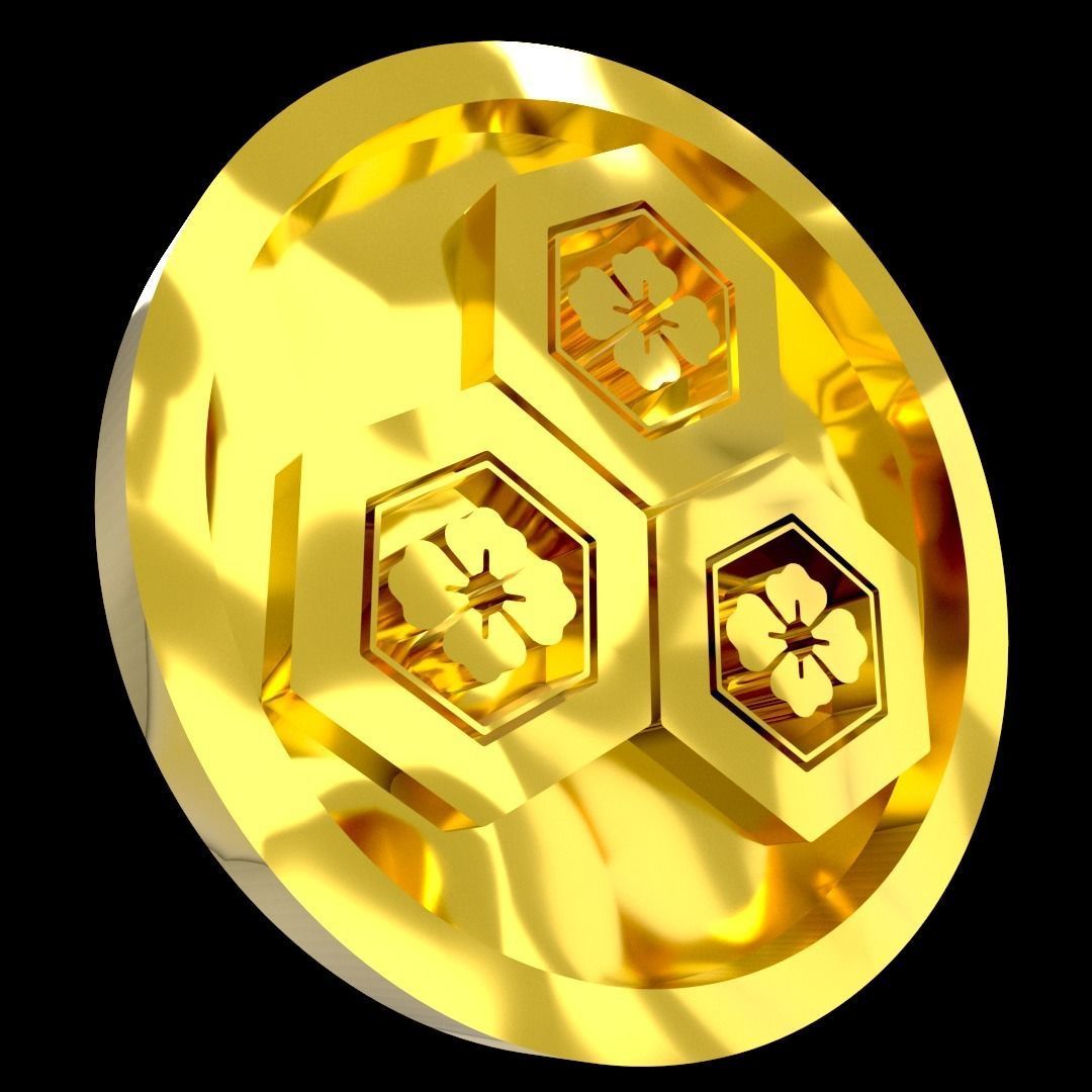 AZAI Kamon - Samurai Clan Crest 3D model | CGTrader