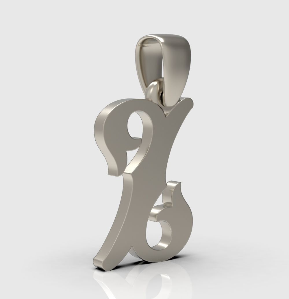 Alphabet Latin Z 3D model 3D printable | CGTrader