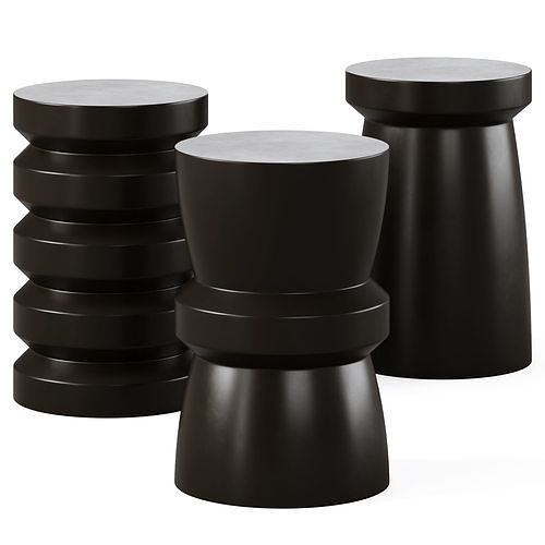 Coffee tables 3 SISTERS by Hamilton Conte 3D model | CGTrader