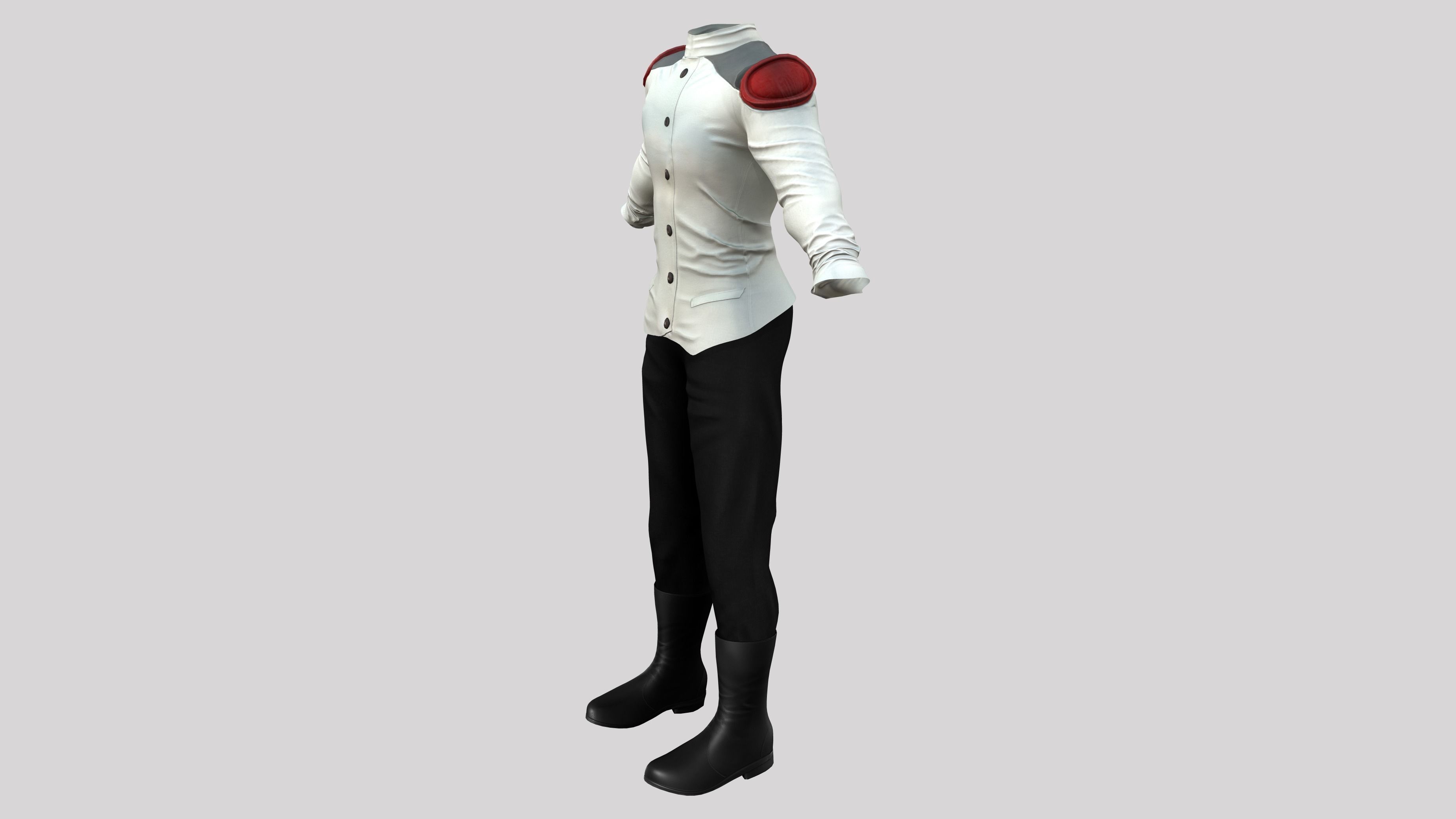 3D model Mens Space Agent Outfit VR / AR / low-poly | CGTrader