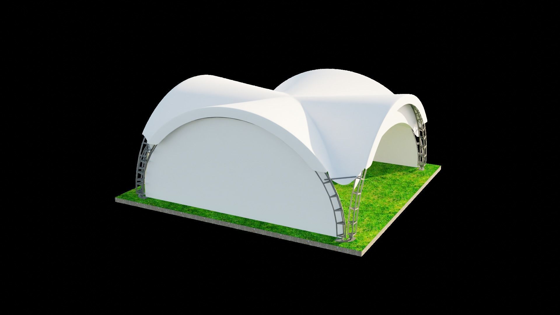 ARCH TENT 3D model | CGTrader