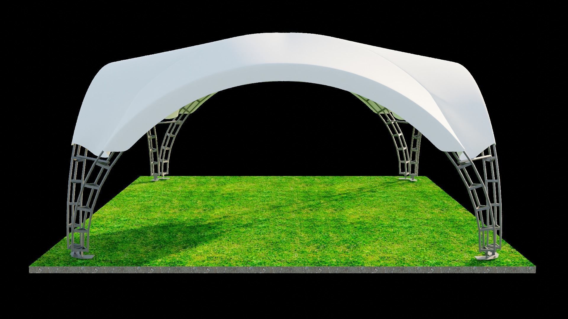 ARCH TENT dune 3D model | CGTrader