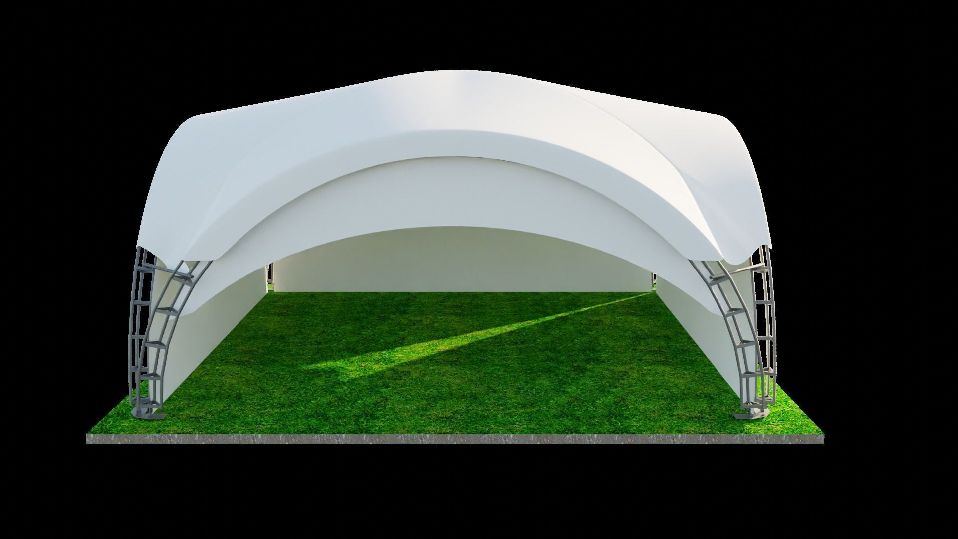 ARCH TENT dune 3D model | CGTrader
