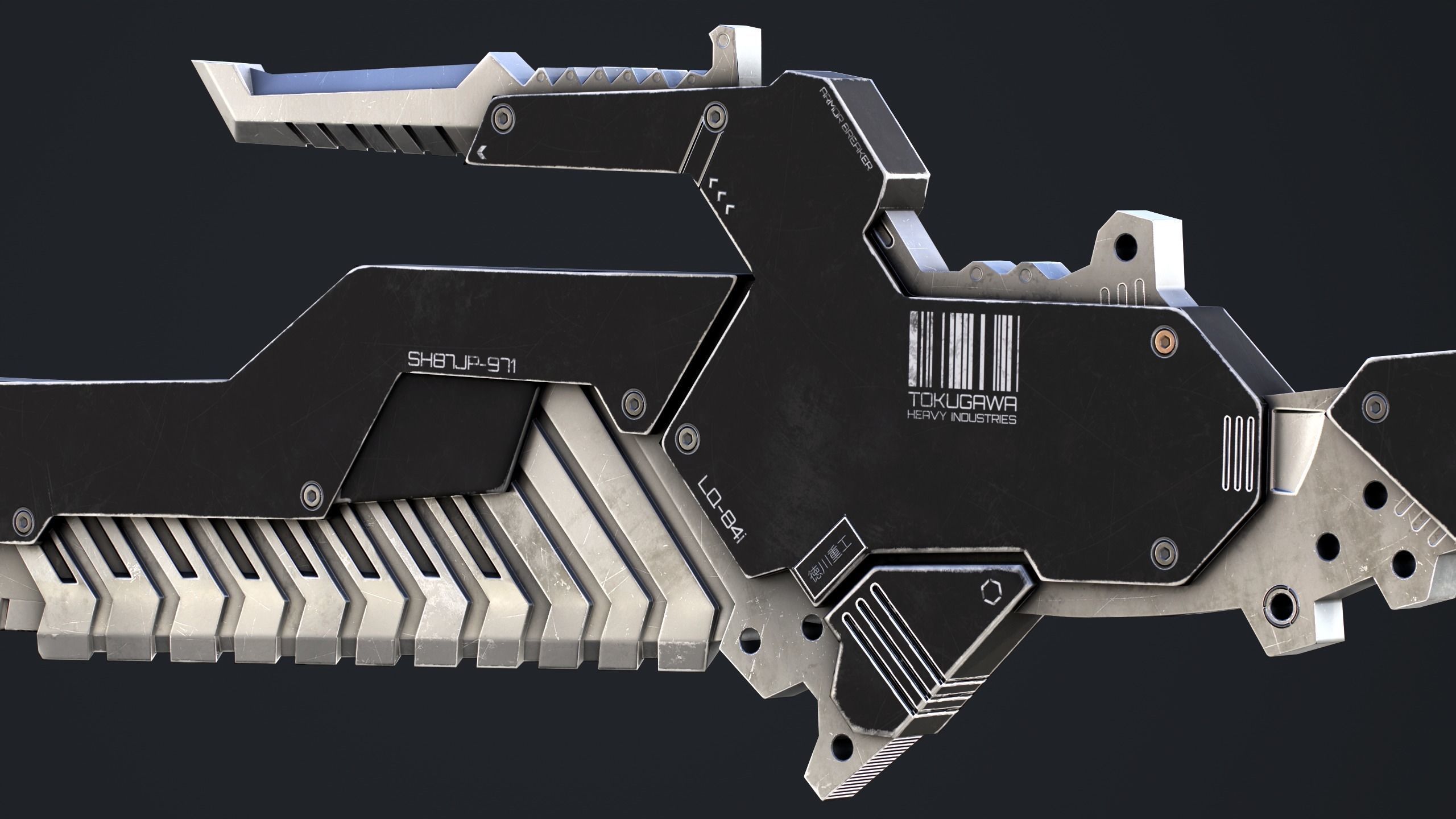 3D model Armor Breaker sword VR / AR / low-poly | CGTrader