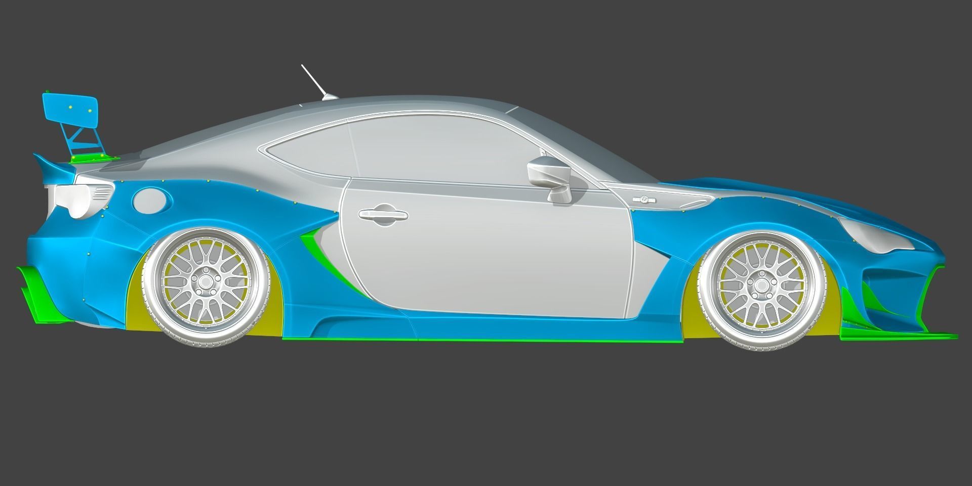 3D model TOYOTA 86 ROBOT FT RALLYBACKER VR / AR / low-poly | CGTrader