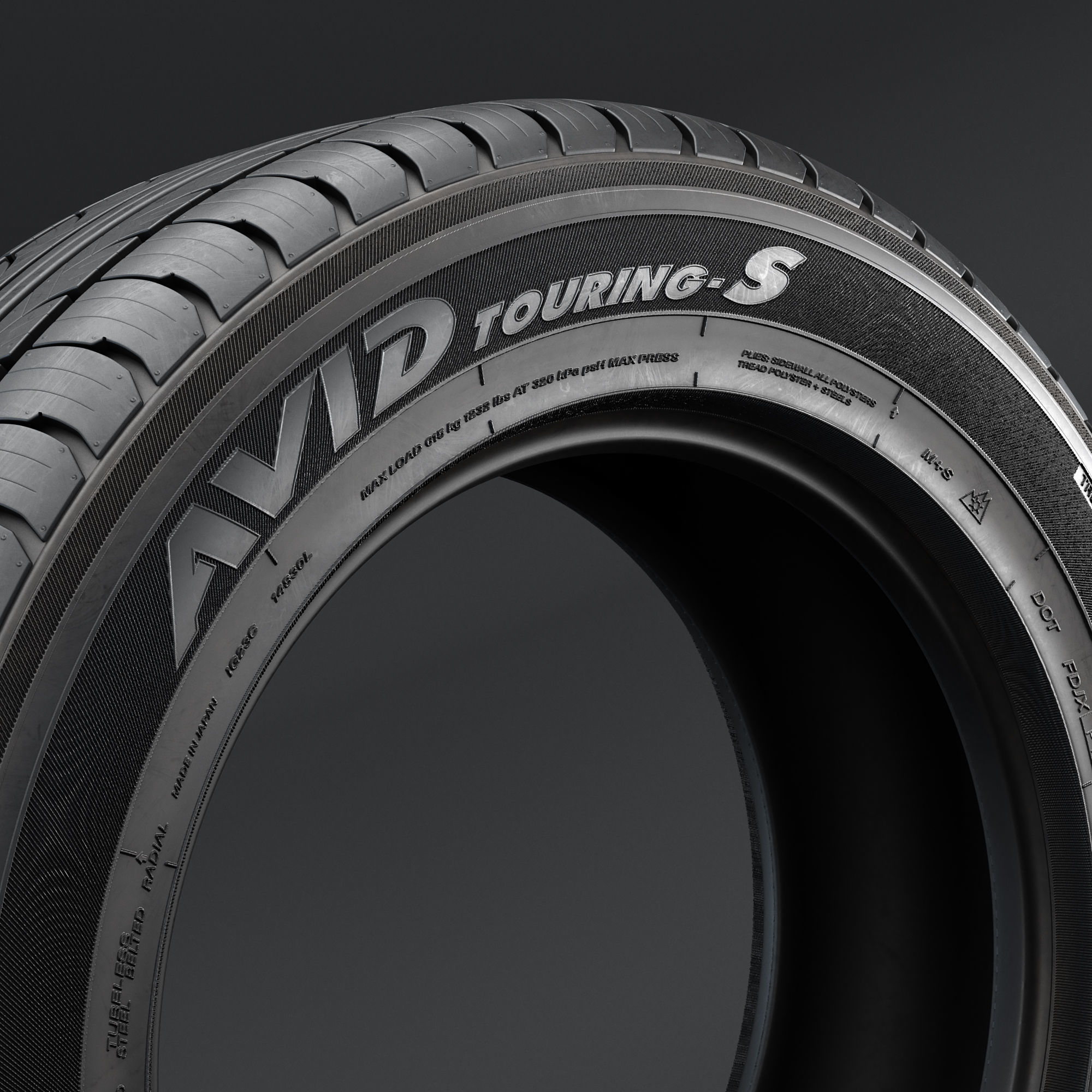 Yokohama AVID Touring S 3D model | CGTrader