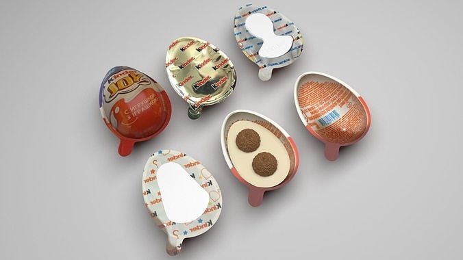 Kinder Joys Set 3D model | CGTrader