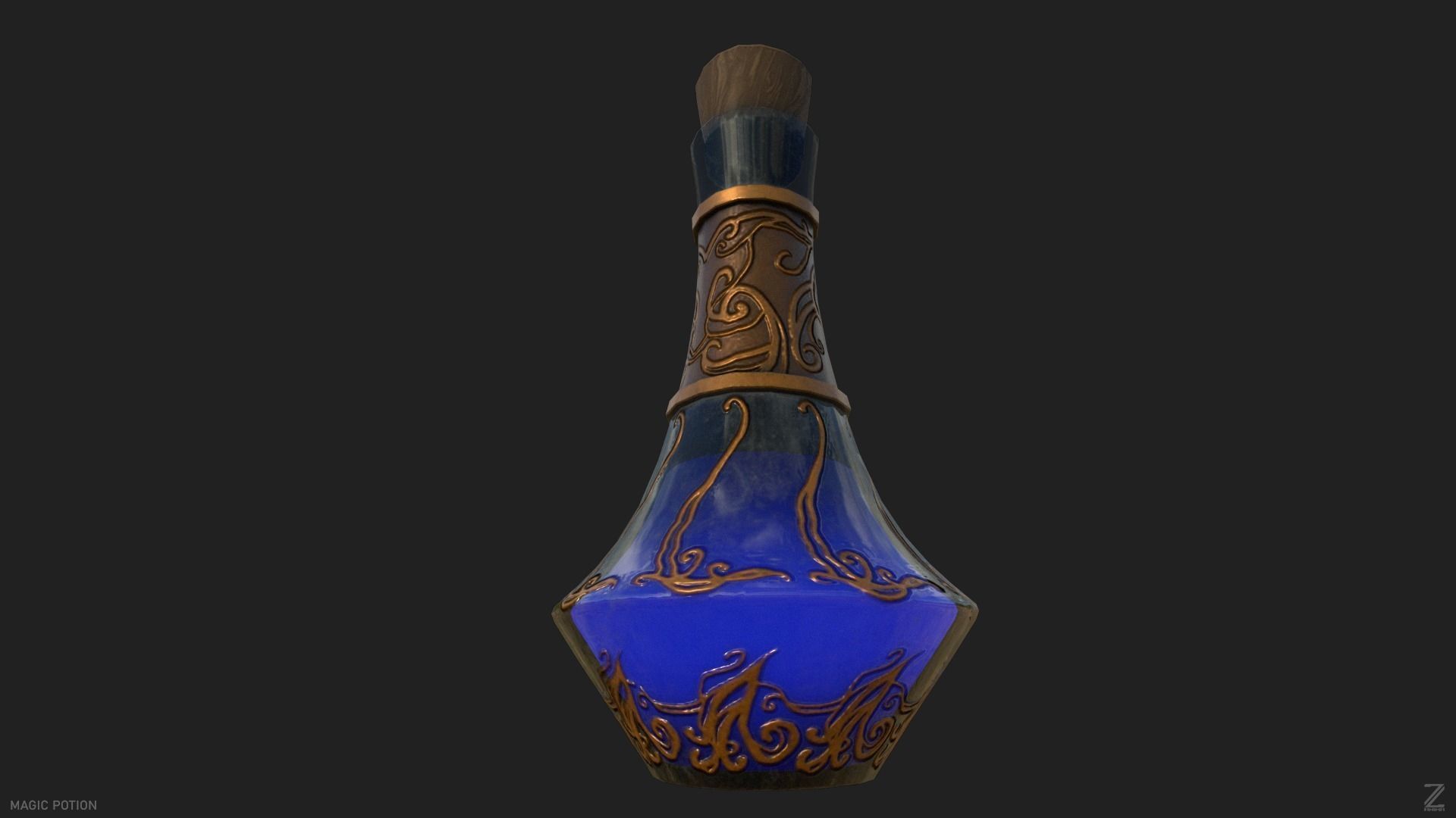 3D model Magic potion VR / AR / low-poly | CGTrader