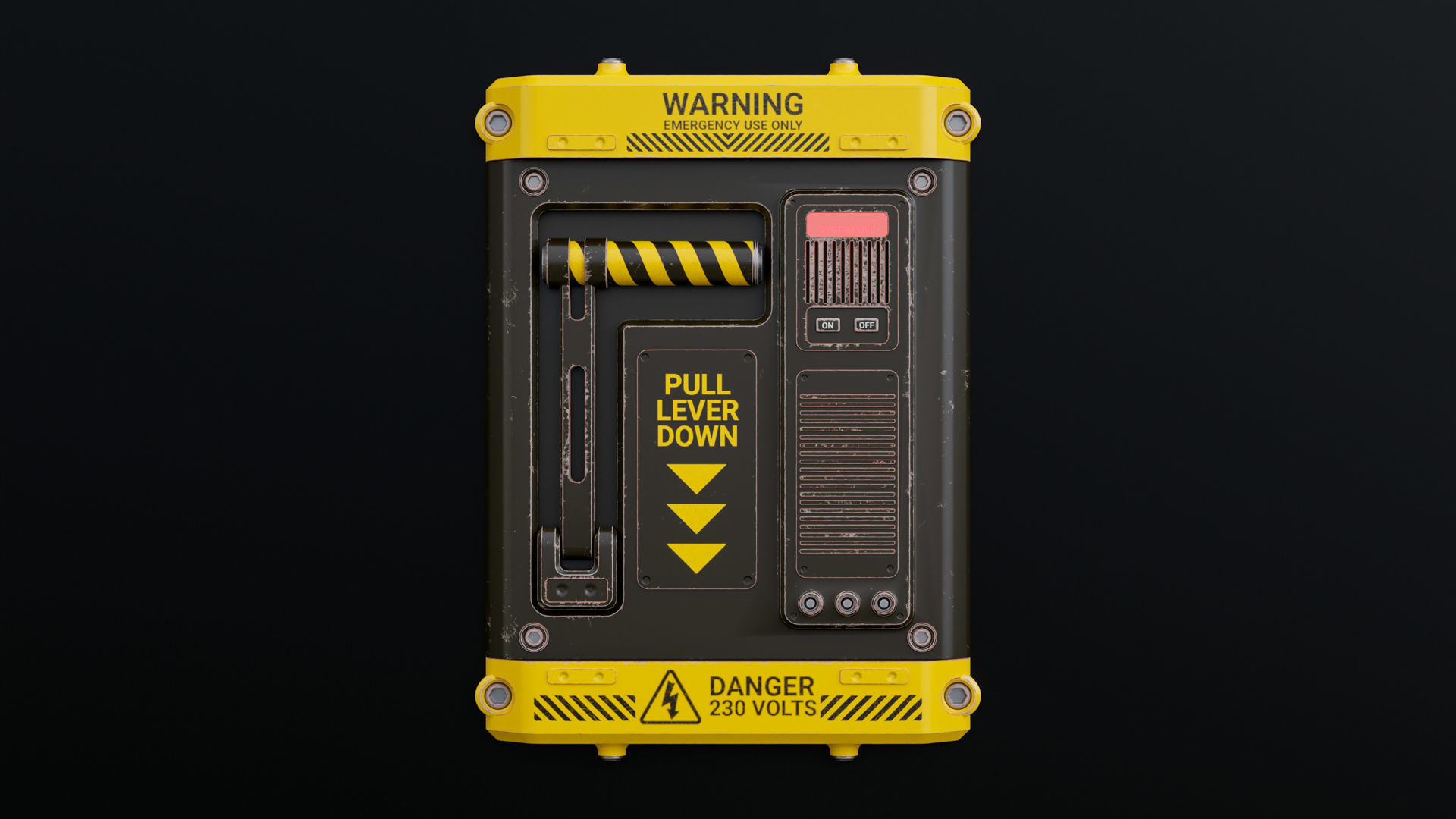 3D model Factory lever switch VR / AR / low-poly | CGTrader