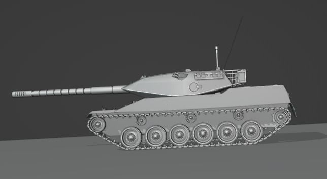 stingray tank 3D model | CGTrader