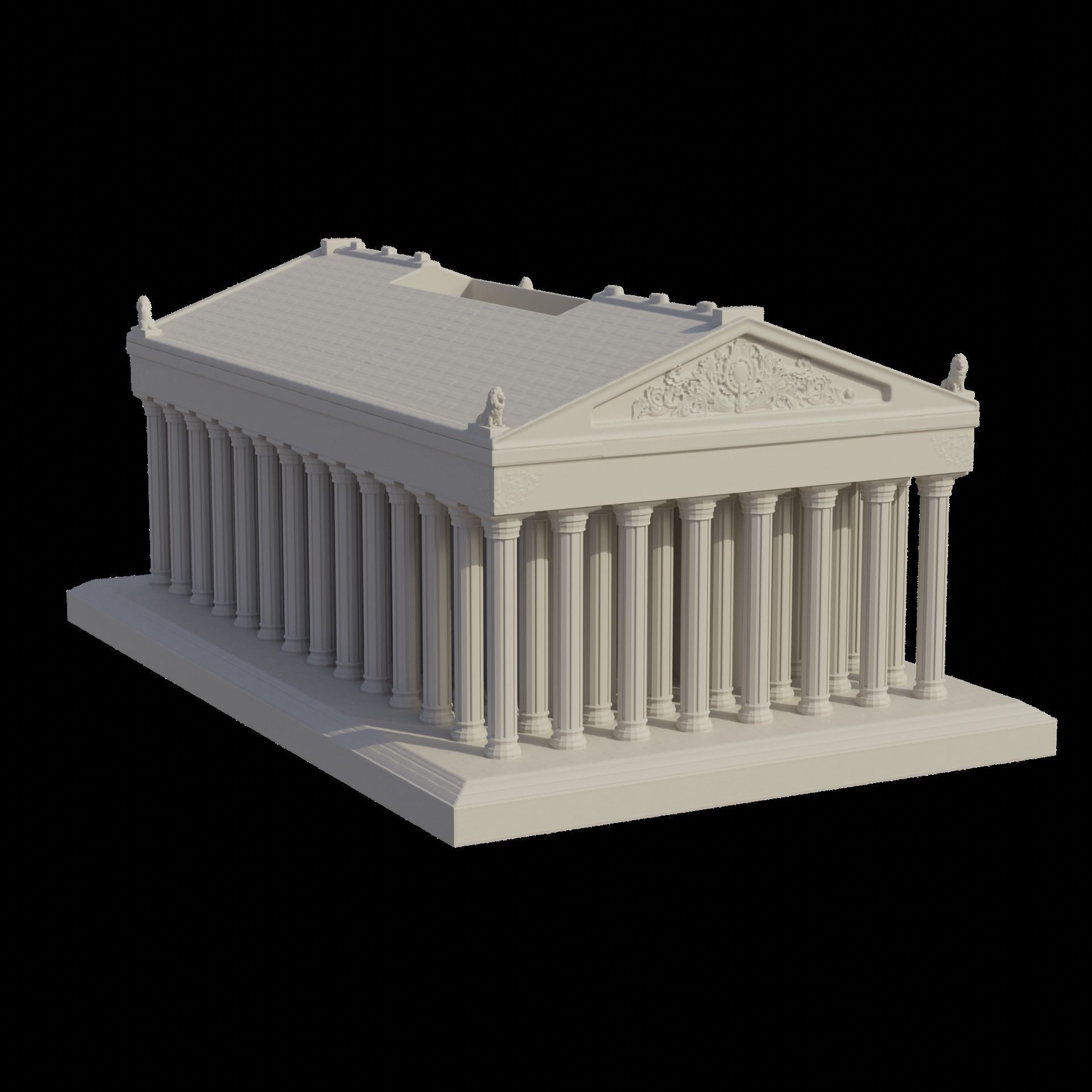 Temple of Artemis 3D model 3D printable | CGTrader