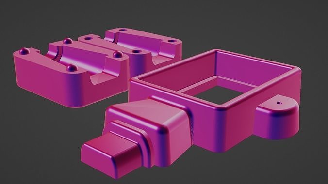 Castable jewellers sand casting flask pattern incl core box 3D model 3D ...