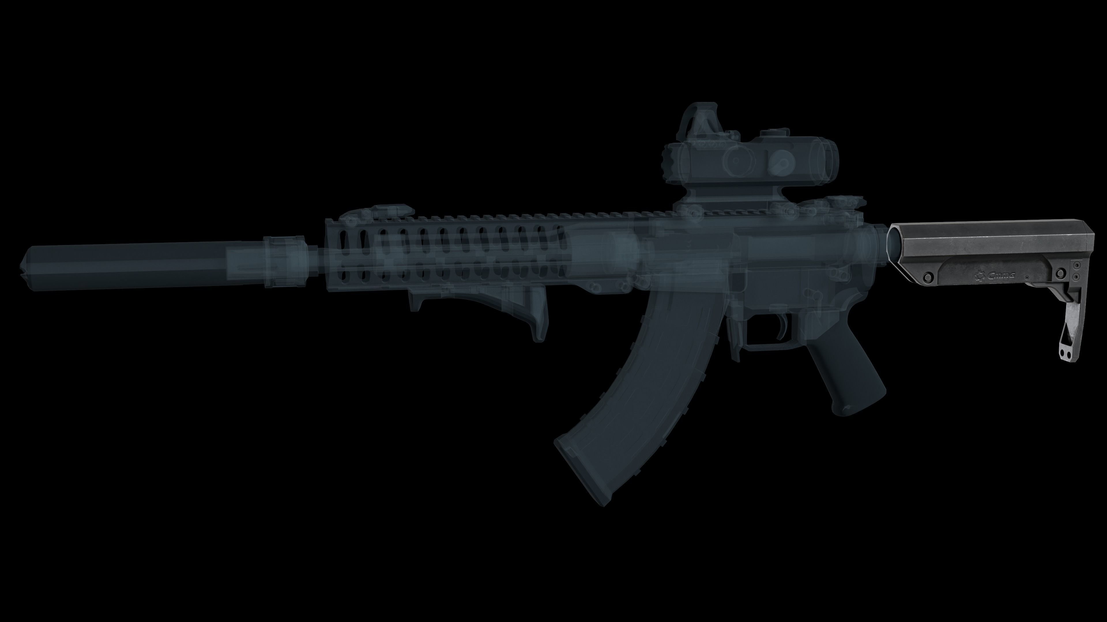 3D model CMMG RipStock Buttstock VR / AR / low-poly | CGTrader