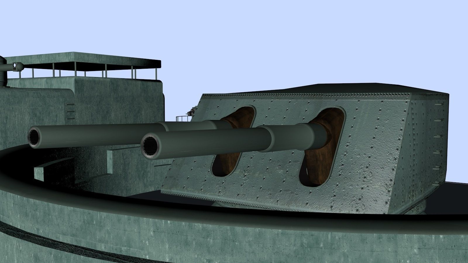 Gun emplacement 3D model | CGTrader