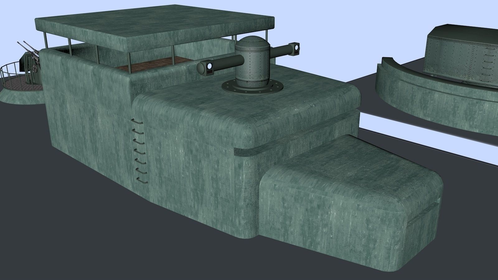 Gun emplacement 3D model | CGTrader