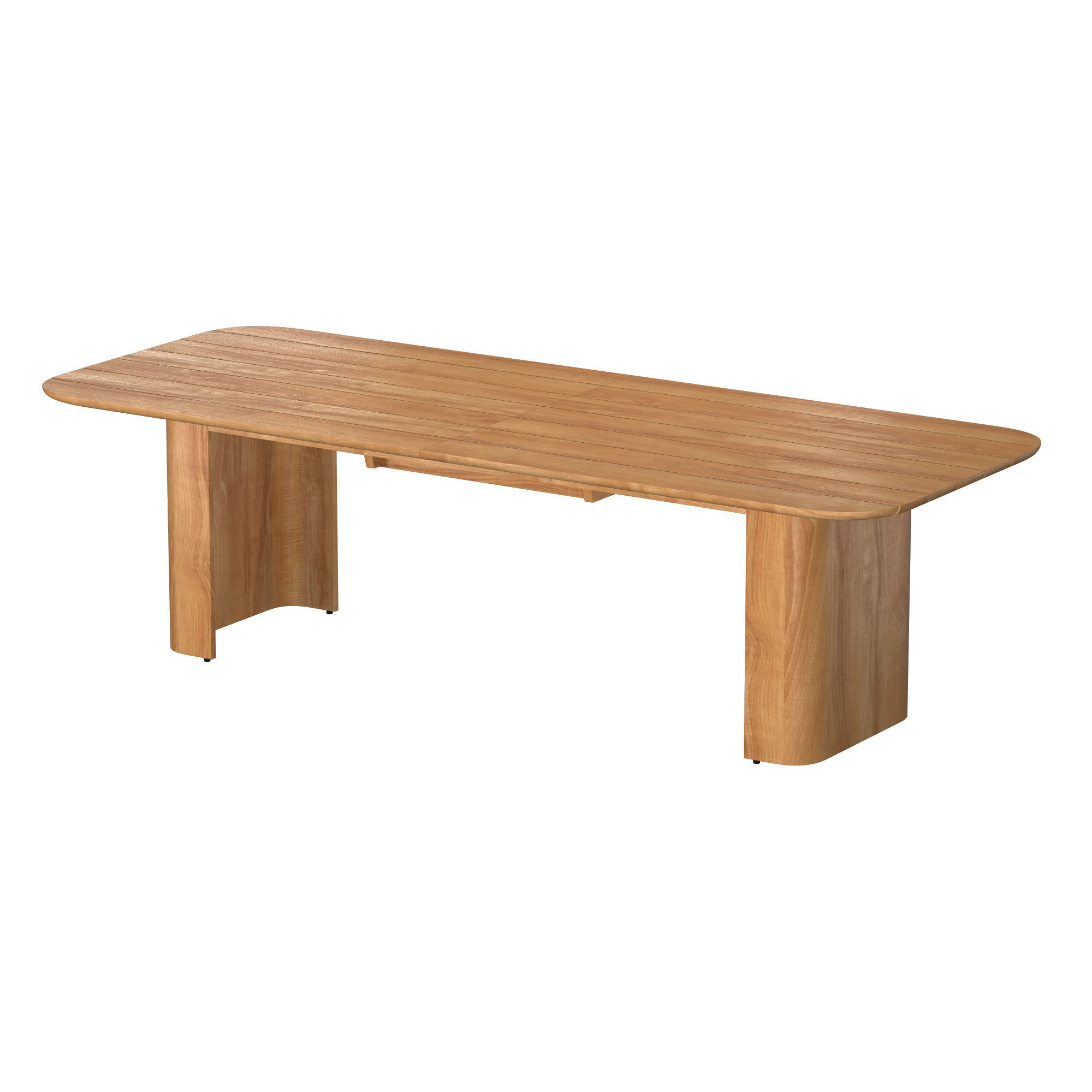 SOLARO TEAK RECTANGULAR DINING TABLE 3D model | CGTrader