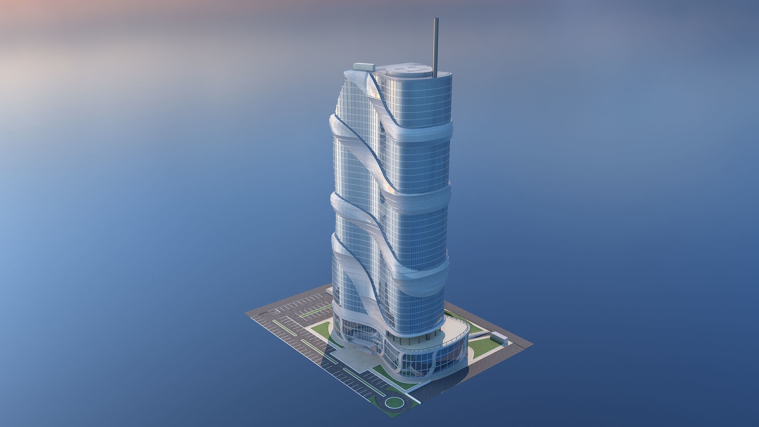 0175 - Skyscraper 3D model | CGTrader