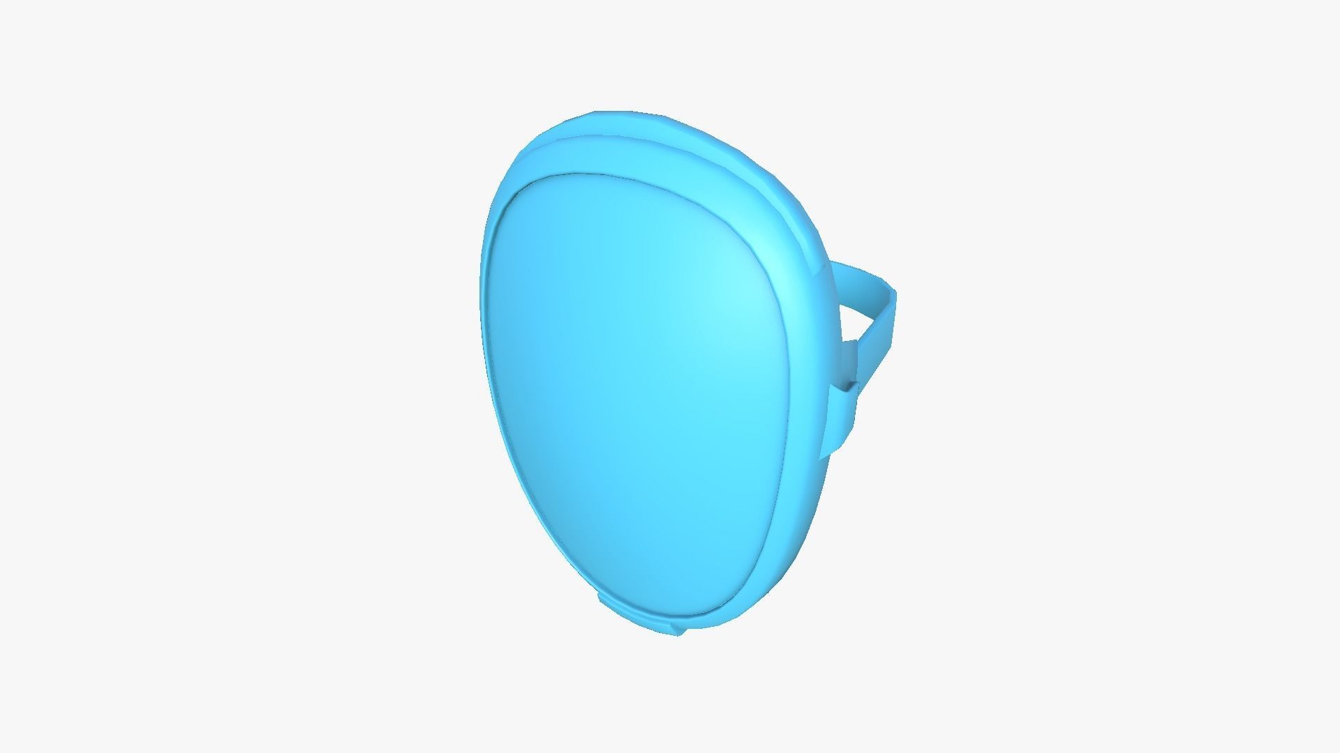 3D model LED Screen Mask - A14 Face E - Character Design VR / AR / low ...