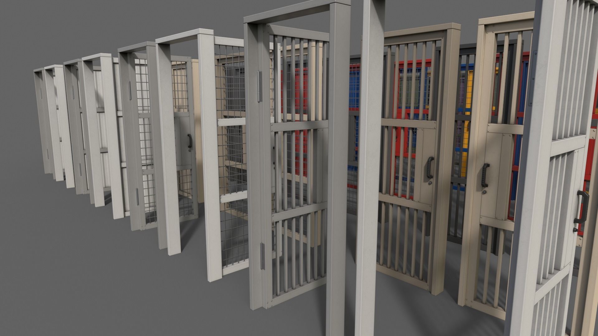 3D Model Collection PBR Doors With Frames VR / AR / low-poly | CGTrader