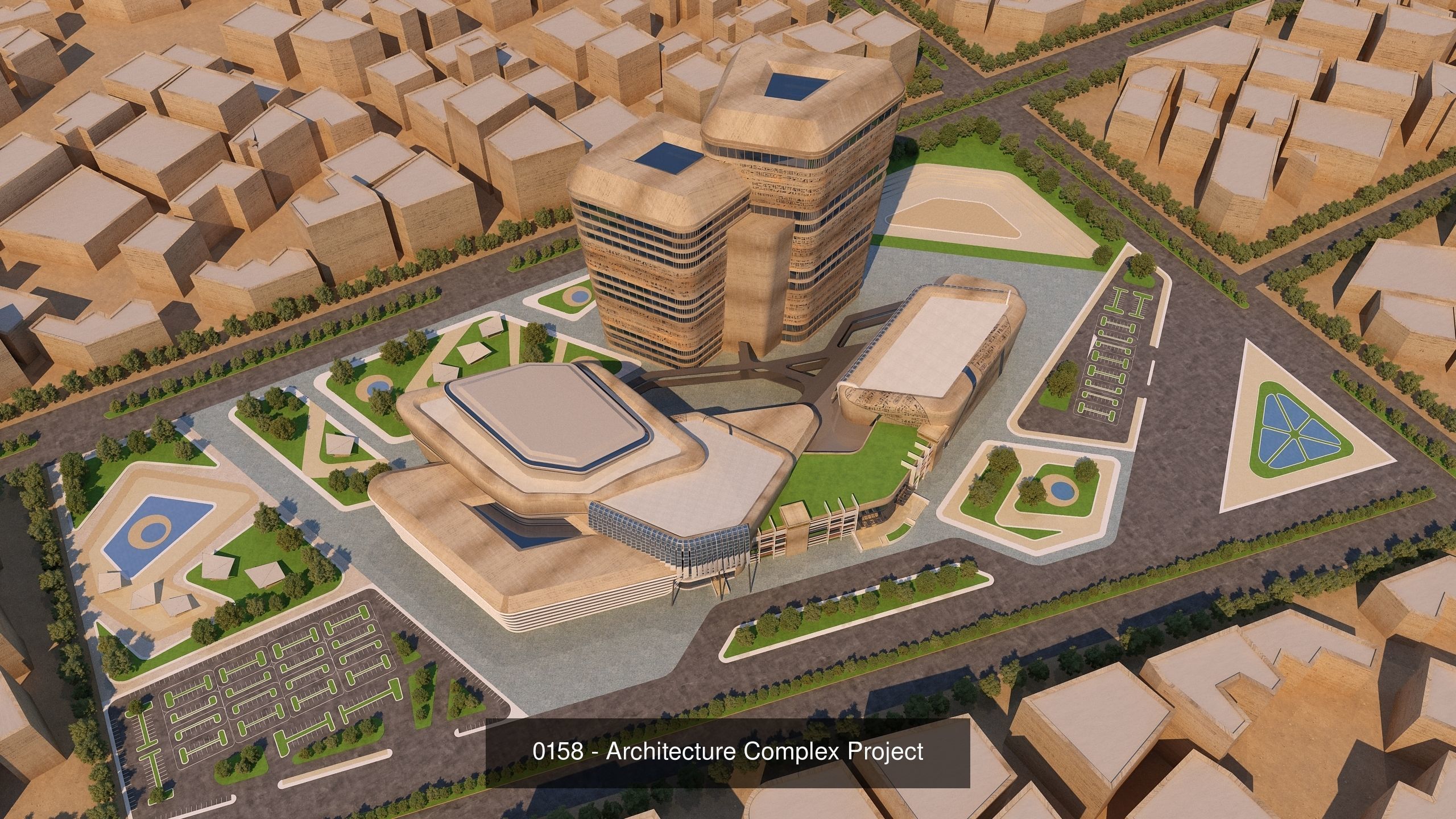 36 Architecture 3D Projects - 2D Drawings - Bundle 3D Model Collection ...