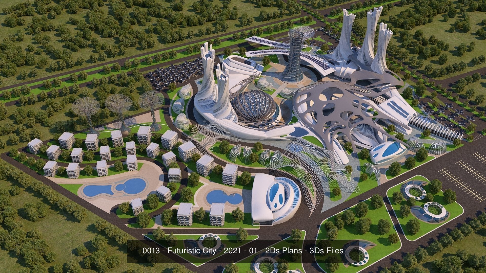 36 Architecture 3D Projects - 2D Drawings - Bundle 3D Model Collection ...