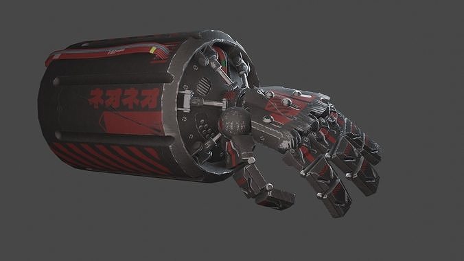 3D model Mech Gauntlet VR / AR / low-poly | CGTrader