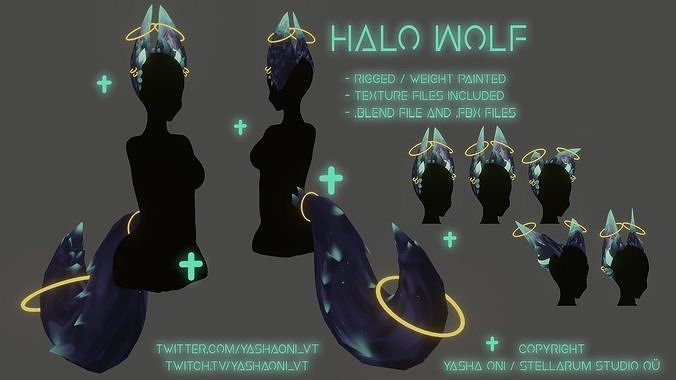 3D model Halo Wolf VR / AR / low-poly | CGTrader