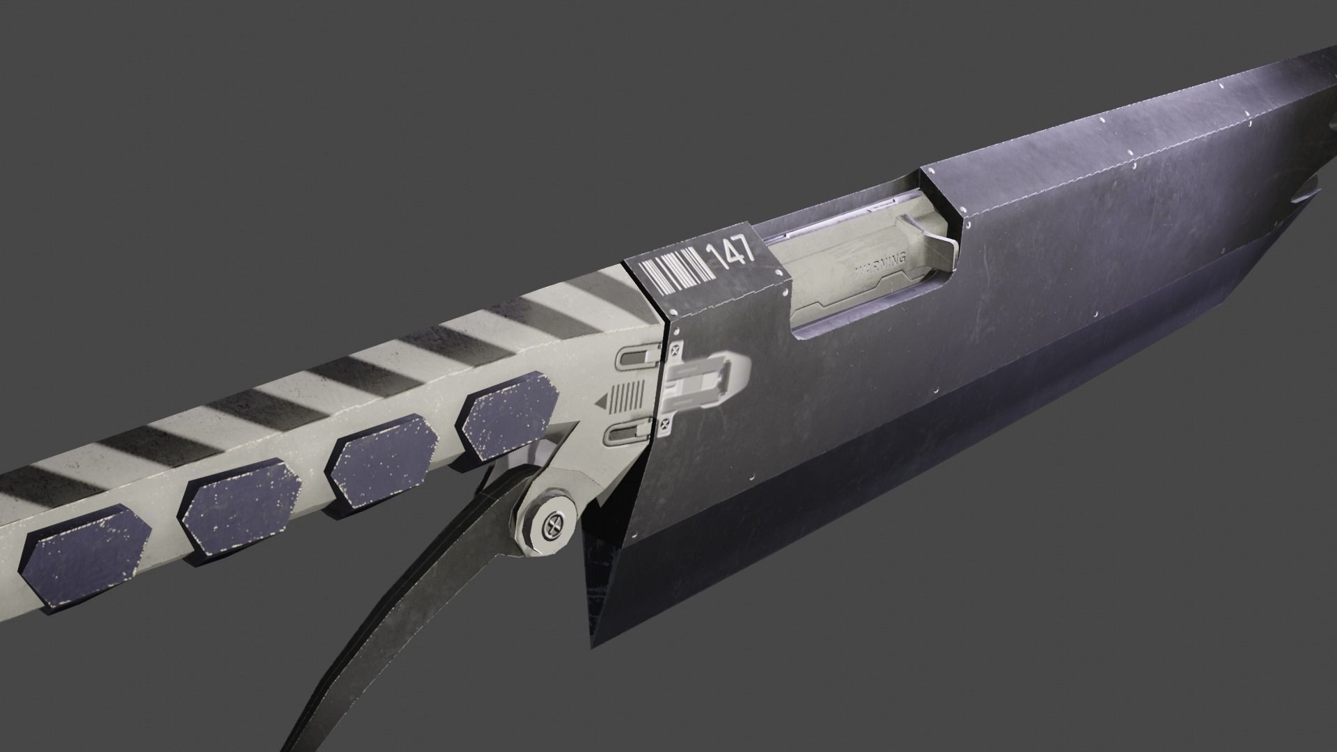 3D model Vtuber Vrchat model Gunblades VR / AR / low-poly | CGTrader