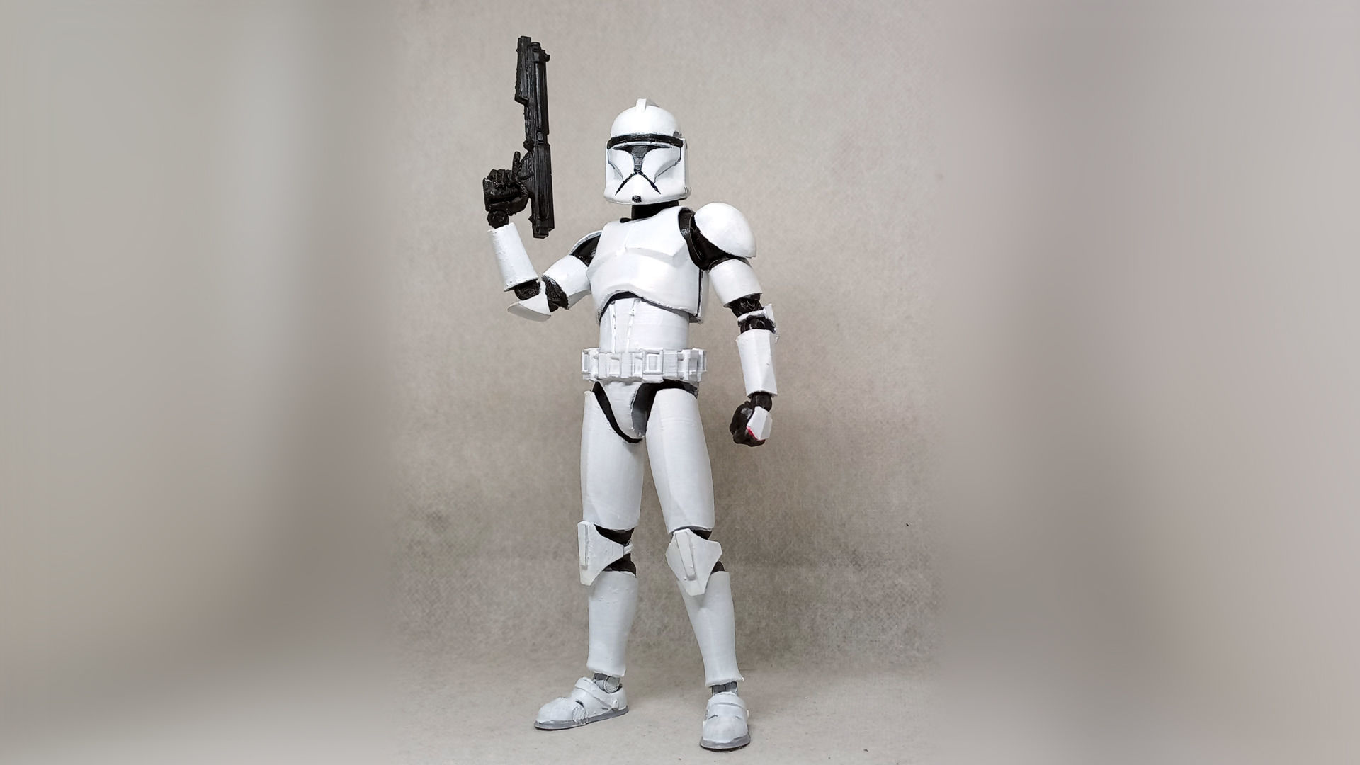 Star Wars Clone Trooper articulated action figure CloneTrooper 3D model ...