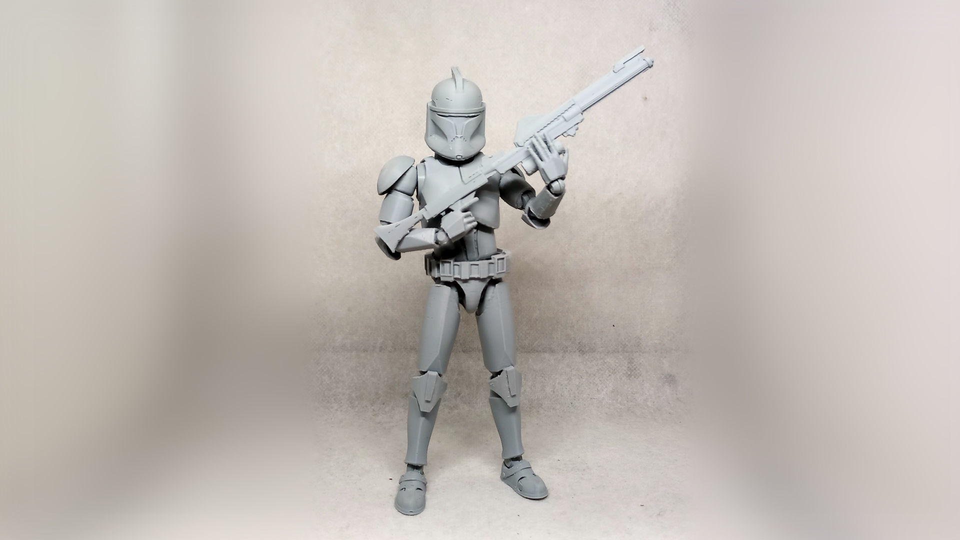 Star Wars Clone Trooper articulated action figure CloneTrooper 3D model ...
