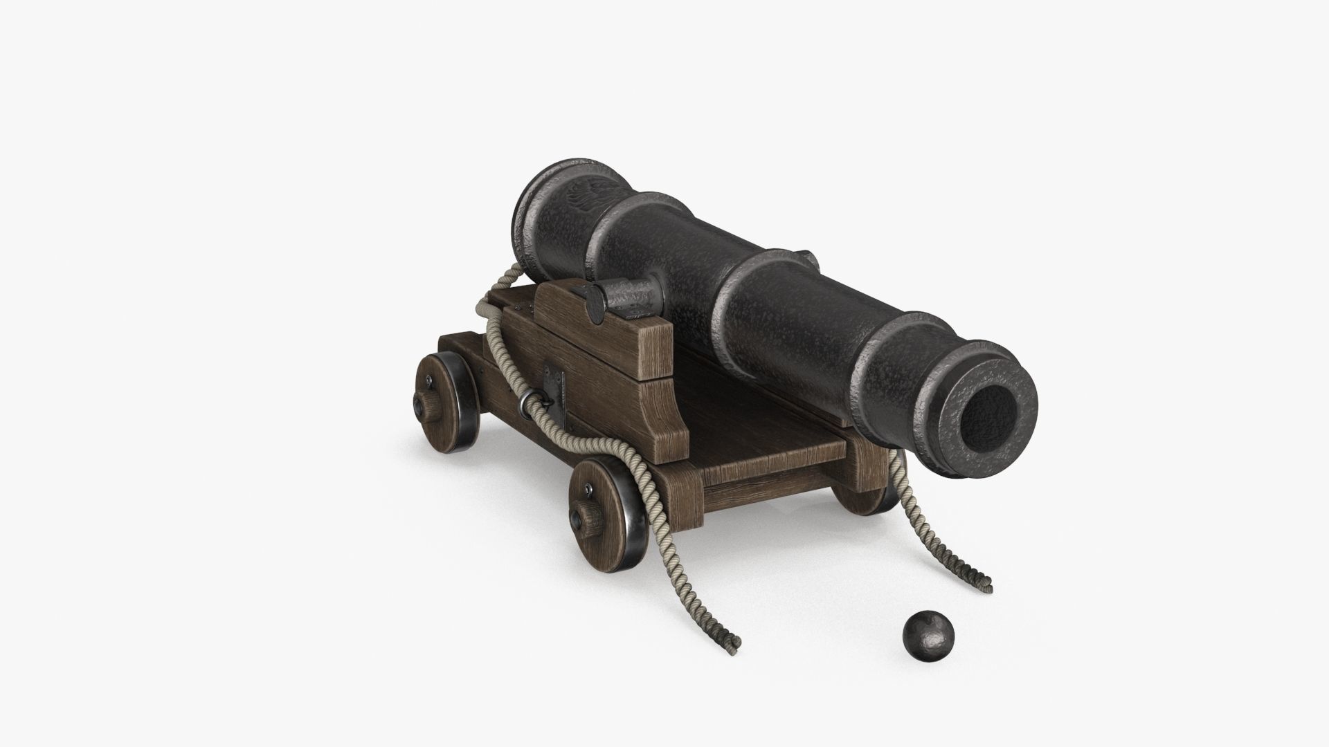 3D model Vintage Cannon Mortar VR / AR / low-poly | CGTrader