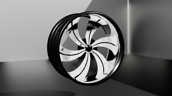 Twisted Vista II Wheels Rims 3D model | CGTrader