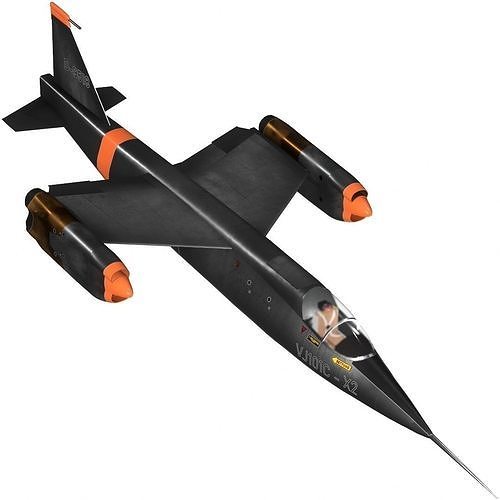 3D model EWR VJ-101 experemental vertical takeoff aircraft VR / AR ...